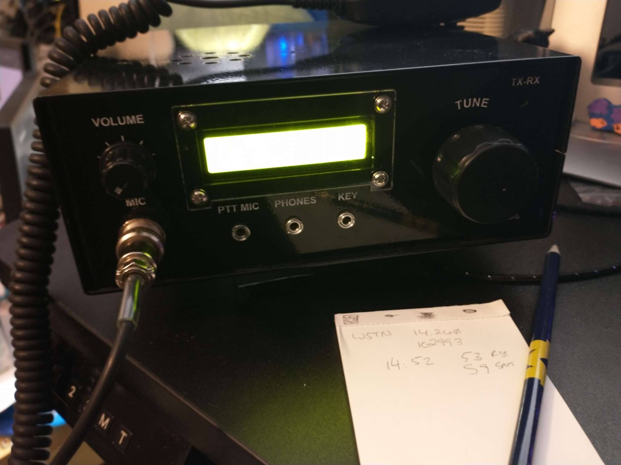 First uBITX QSO – technomage.net